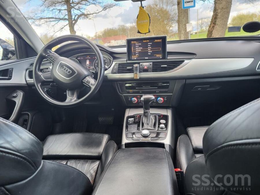 Melns Audi A6 2013 Valmiera, ar dzinēja tilpumu 3.00 L un nobraukumu 240 tūkst. km par 12500 €, foto 11 vietnē AUTOMOTO.COM.LV