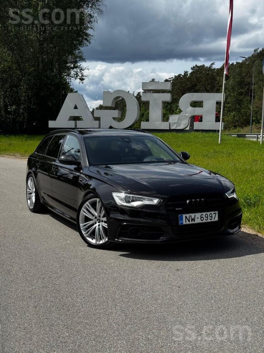 Black Audi A6 2013 in Riga, with an engine capacity of 3.00 L and mileage of 358 thousand km for 13800 €, photo 1 on AUTOMOTO.COM.LV