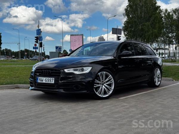 Black Audi A6 2013 in Riga, with an engine capacity of 3.00 L and mileage of 358 thousand km for 13800 €, photo 2 on AUTOMOTO.COM.LV