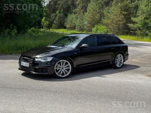 Black Audi A6 2013 in Riga, with an engine capacity of 3.00 L and mileage of 358 thousand km for 13800 €, photo 4 on AUTOMOTO.COM.LV