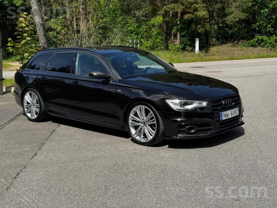 Black Audi A6 2013 in Riga, with an engine capacity of 3.00 L and mileage of 358 thousand km for 13800 €, photo 7 on AUTOMOTO.COM.LV