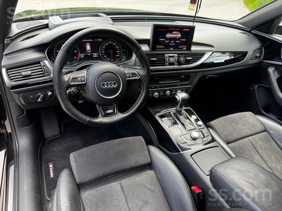 Black Audi A6 2013 in Riga, with an engine capacity of 3.00 L and mileage of 358 thousand km for 13800 €, photo 10 on AUTOMOTO.COM.LV