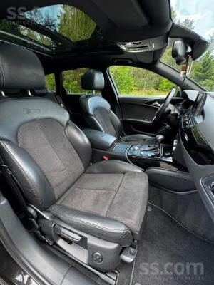 Black Audi A6 2013 in Riga, with an engine capacity of 3.00 L and mileage of 358 thousand km for 13800 €, photo 14 on AUTOMOTO.COM.LV