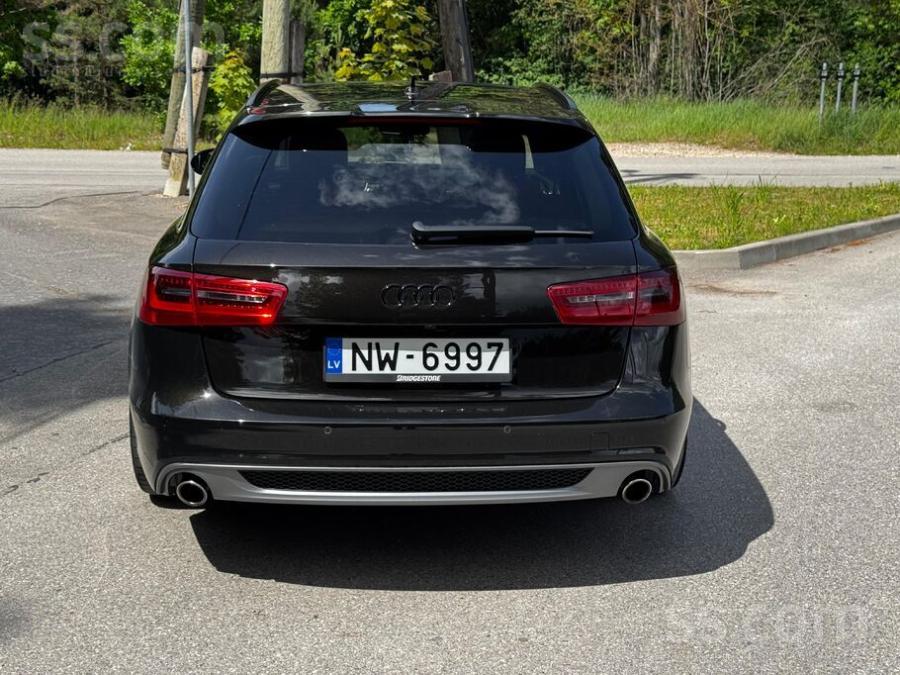 Black Audi A6 2013 in Riga, with an engine capacity of 3.00 L and mileage of 358 thousand km for 13800 €, photo 17 on AUTOMOTO.COM.LV