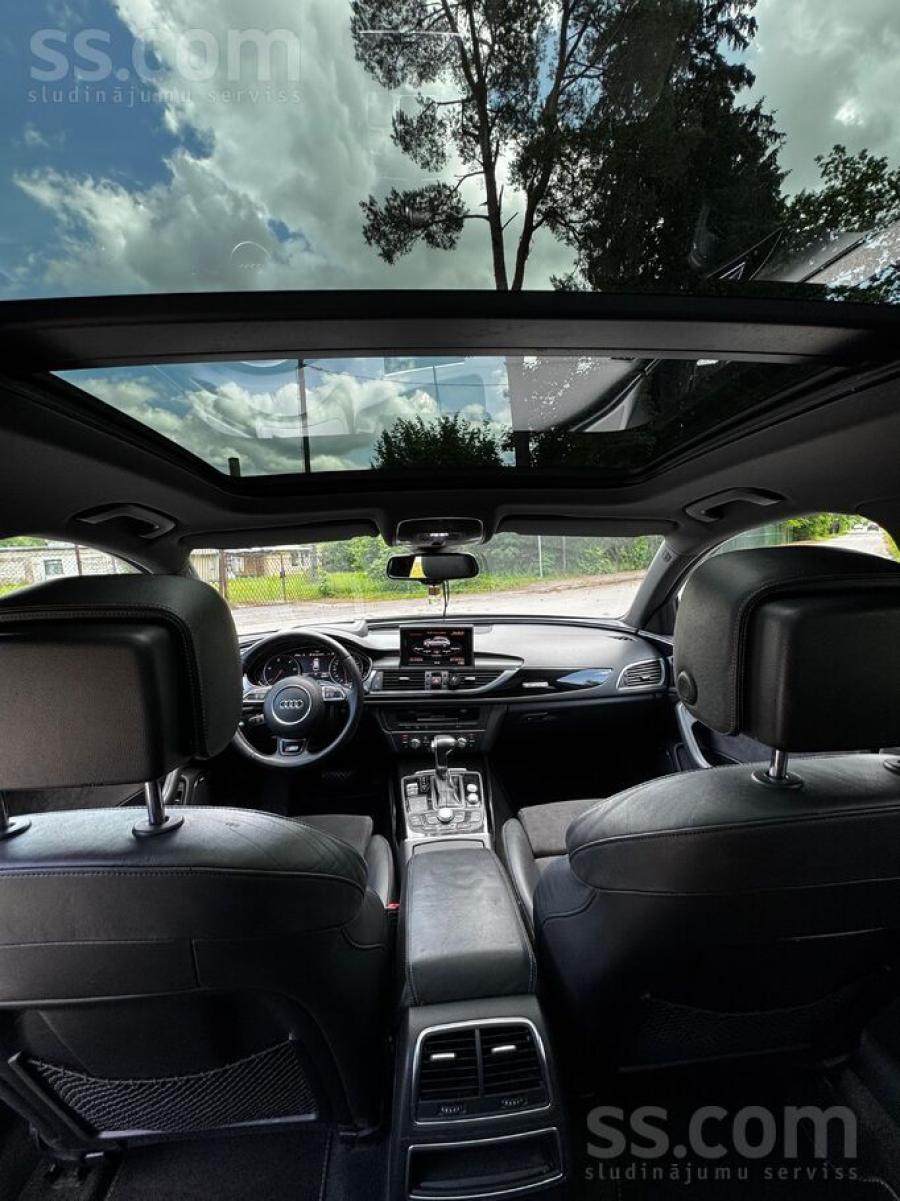Black Audi A6 2013 in Riga, with an engine capacity of 3.00 L and mileage of 358 thousand km for 13800 €, photo 19 on AUTOMOTO.COM.LV