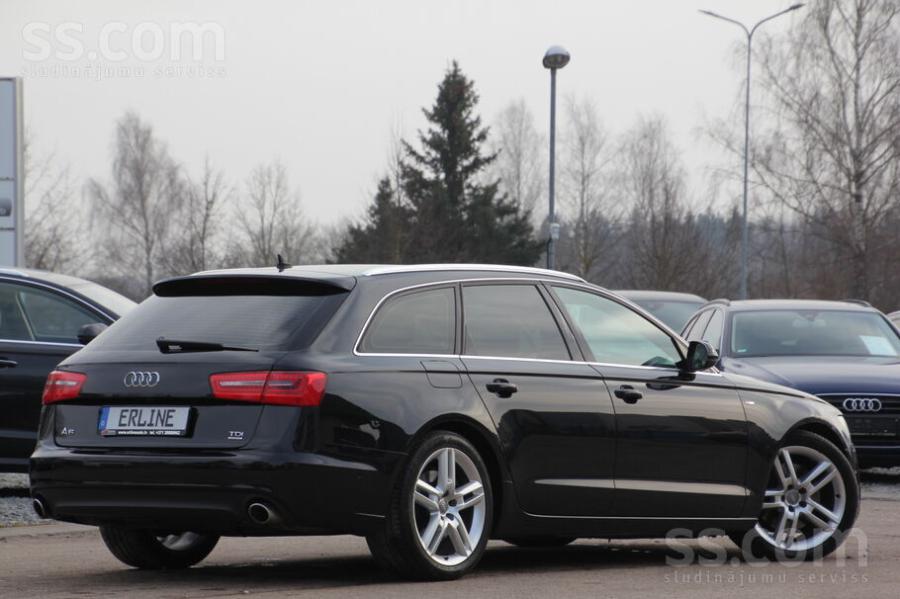 Black Audi A6 2013 in Tukums, with an engine capacity of 3.00 L and mileage of 308 thousand km for 11990 €, photo 3 on AUTOMOTO.COM.LV