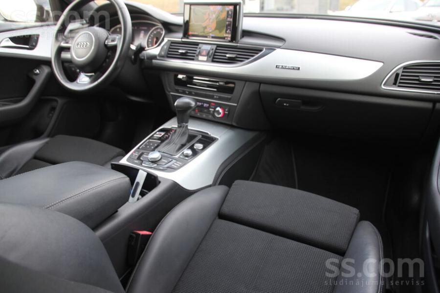 Black Audi A6 2013 in Tukums, with an engine capacity of 3.00 L and mileage of 308 thousand km for 11990 €, photo 6 on AUTOMOTO.COM.LV