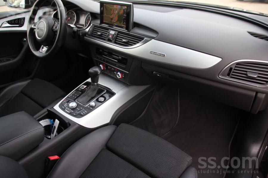 Black Audi A6 2013 in Tukums, with an engine capacity of 3.00 L and mileage of 308 thousand km for 11990 €, photo 9 on AUTOMOTO.COM.LV