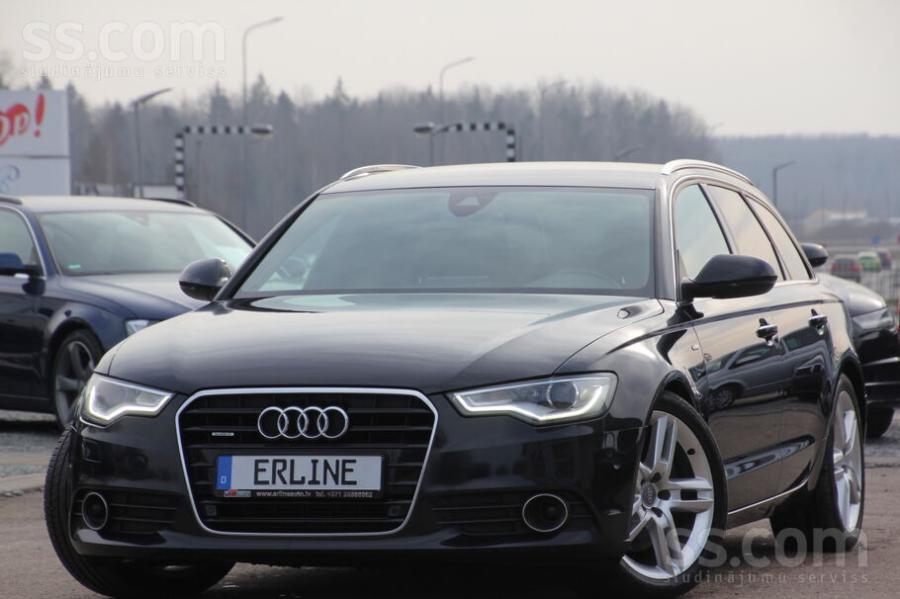 Black Audi A6 2013 in Tukums, with an engine capacity of 3.00 L and mileage of 308 thousand km for 11990 €, photo 12 on AUTOMOTO.COM.LV