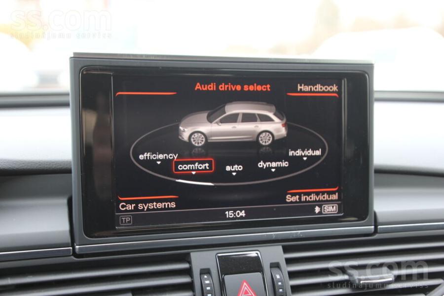 Black Audi A6 2013 in Tukums, with an engine capacity of 3.00 L and mileage of 308 thousand km for 11990 €, photo 24 on AUTOMOTO.COM.LV