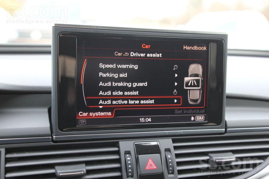 Black Audi A6 2013 in Tukums, with an engine capacity of 3.00 L and mileage of 308 thousand km for 11990 €, photo 26 on AUTOMOTO.COM.LV