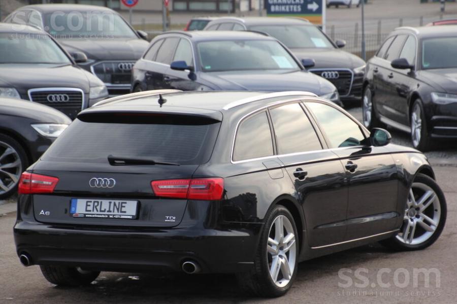 Black Audi A6 2013 in Tukums, with an engine capacity of 3.00 L and mileage of 308 thousand km for 11990 €, photo 29 on AUTOMOTO.COM.LV