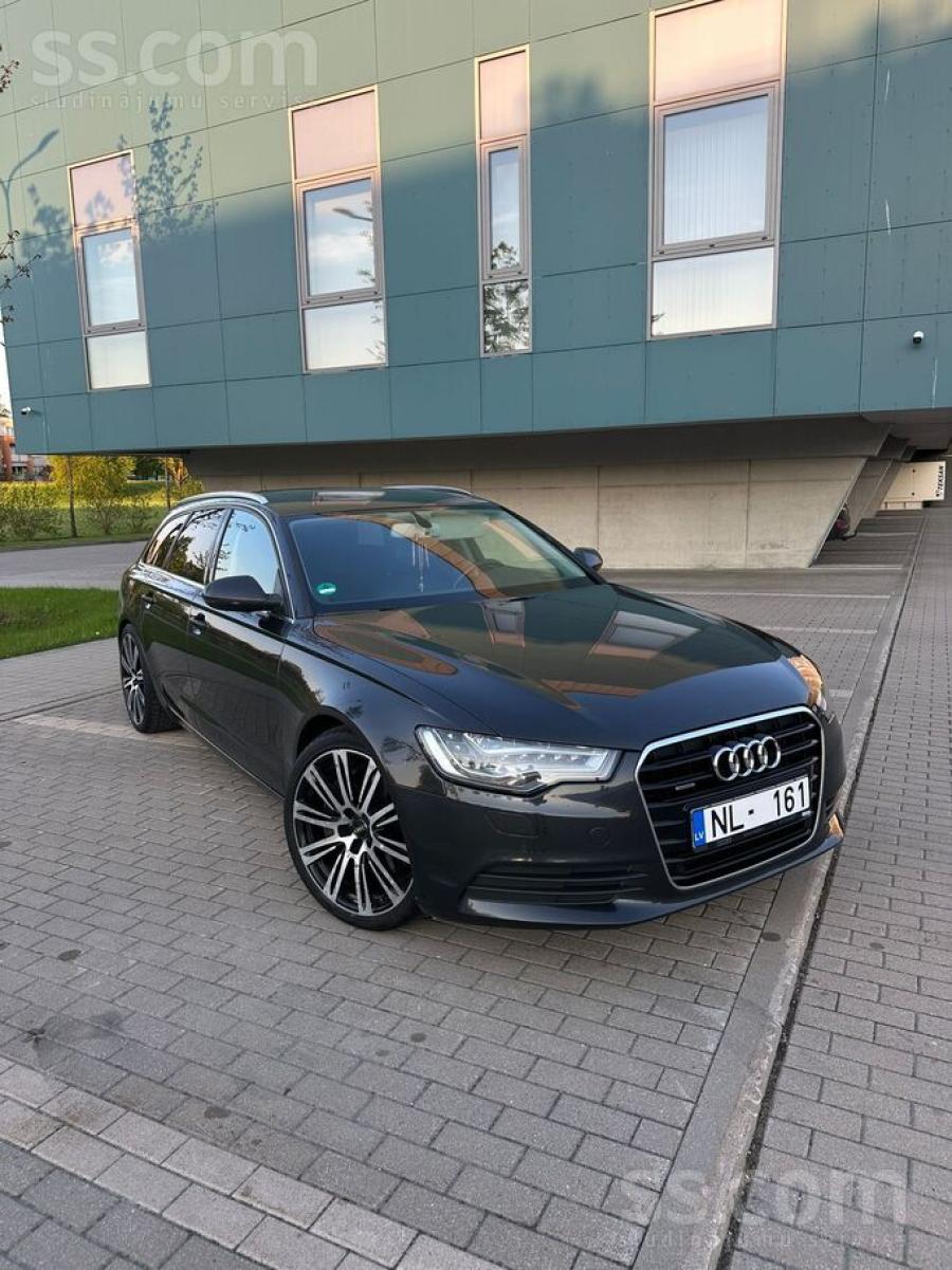 Melns Audi A6 2013 Jēkabpils, ar dzinēja tilpumu 3.00 L un nobraukumu 0 tūkst. km par 14550 €, foto 1 vietnē AUTOMOTO.COM.LV