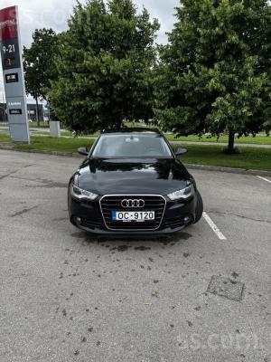 Black Audi A6 2013 in Riga, with an engine capacity of 2.00 L and mileage of 265 thousand km for 7500 €, photo  on AUTOMOTO.COM.LV
