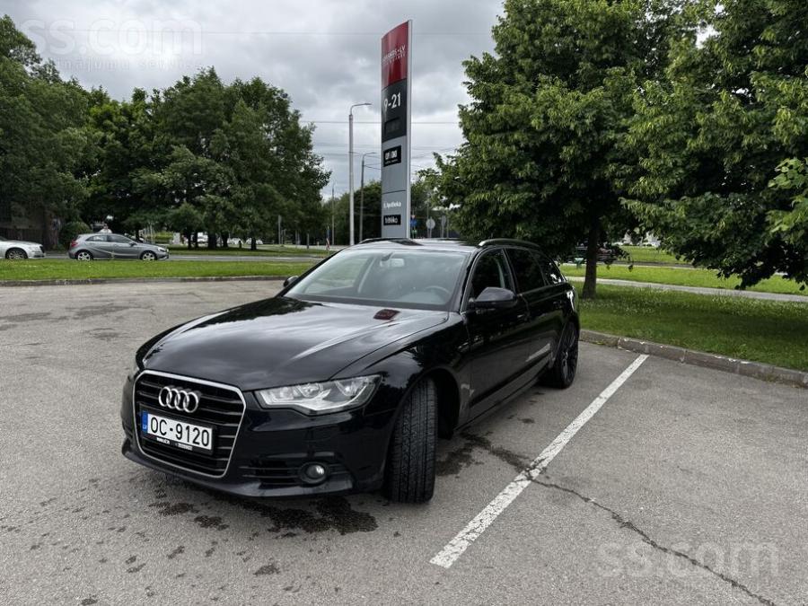 Black Audi A6 2013 in Riga, with an engine capacity of 2.00 L and mileage of 265 thousand km for 7500 €, photo 4 on AUTOMOTO.COM.LV