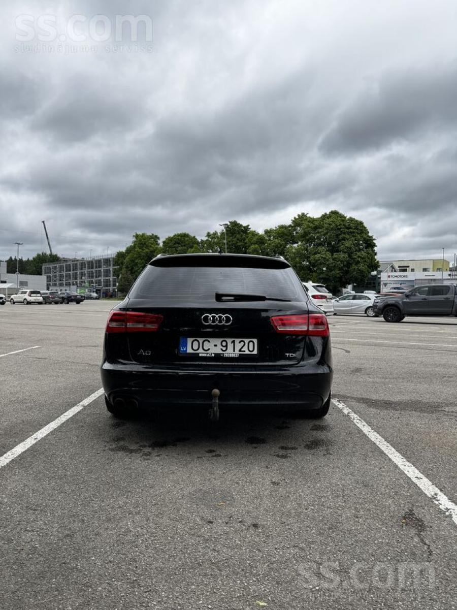 Black Audi A6 2013 in Riga, with an engine capacity of 2.00 L and mileage of 265 thousand km for 7500 €, photo 6 on AUTOMOTO.COM.LV