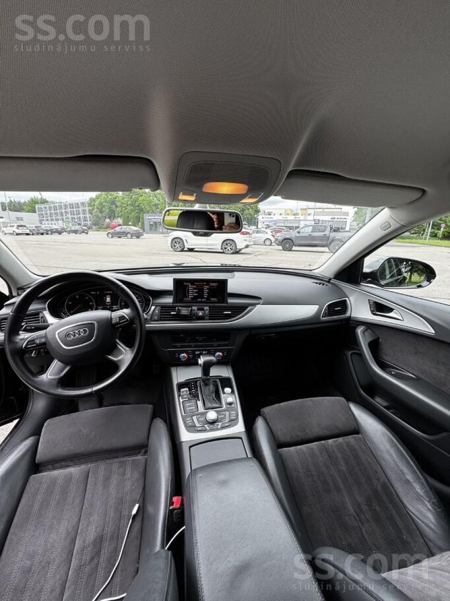 Black Audi A6 2013 in Riga, with an engine capacity of 2.00 L and mileage of 265 thousand km for 7500 €, photo 9 on AUTOMOTO.COM.LV