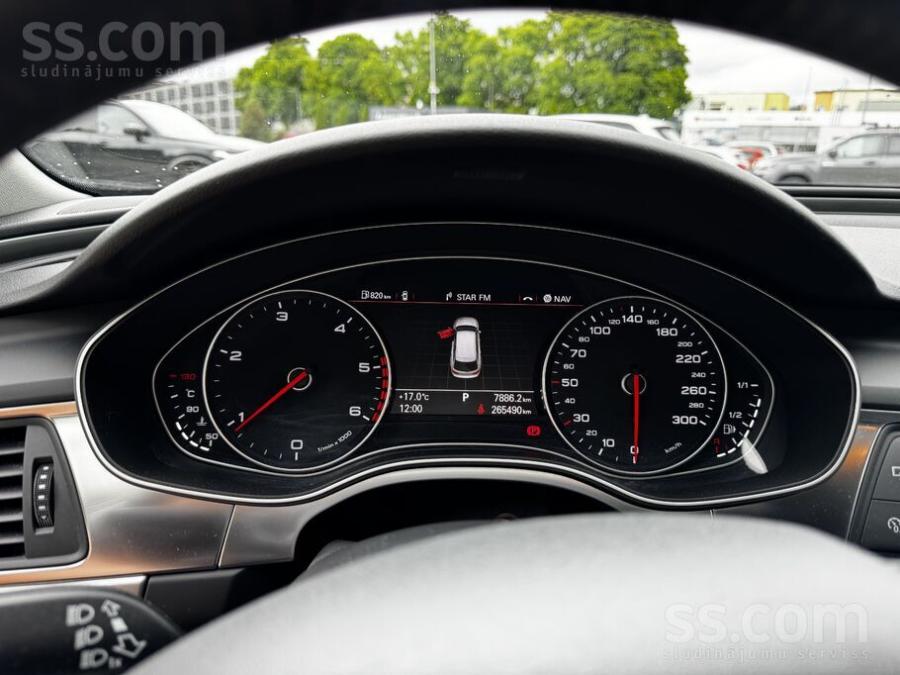 Black Audi A6 2013 in Riga, with an engine capacity of 2.00 L and mileage of 265 thousand km for 7500 €, photo 10 on AUTOMOTO.COM.LV