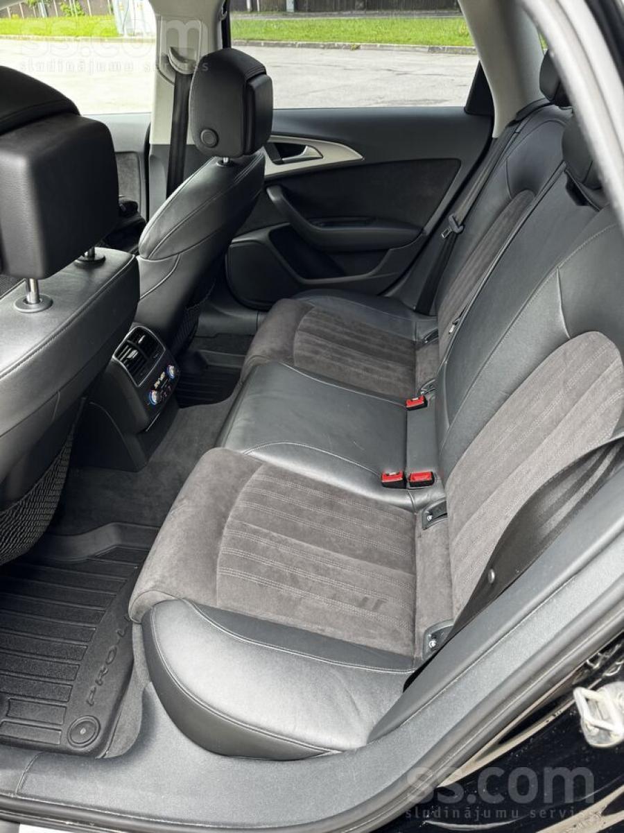 Black Audi A6 2013 in Riga, with an engine capacity of 2.00 L and mileage of 265 thousand km for 7500 €, photo 11 on AUTOMOTO.COM.LV
