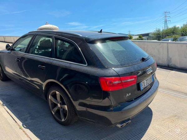 Black Audi A6 2013 in Panevezys, with an engine capacity of 1.97 L and mileage of 411 thousand km for 6100 €, photo 3 on AUTOMOTO.COM.LV