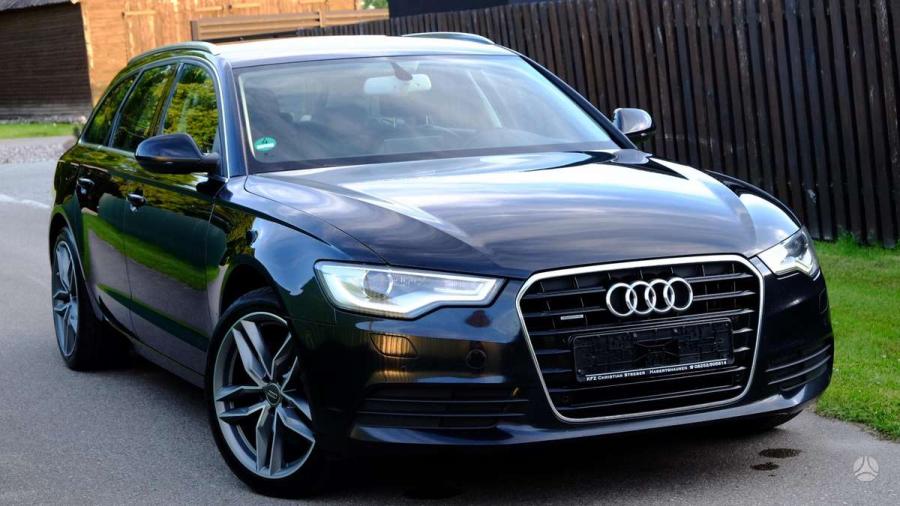 Black Audi A6 2013 in Marijampole, with an engine capacity of 2.97 L and mileage of 280 thousand km for 10900 €, photo 1 on AUTOMOTO.COM.LV