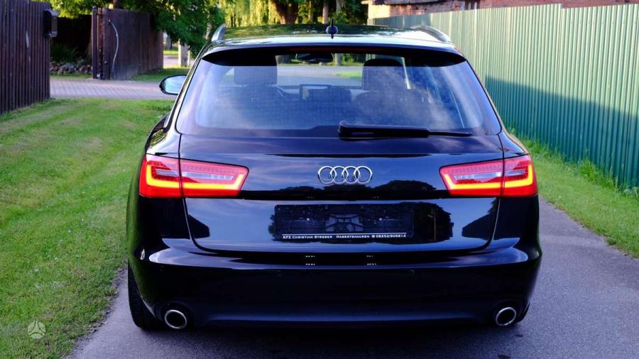 Black Audi A6 2013 in Marijampole, with an engine capacity of 2.97 L and mileage of 280 thousand km for 10900 €, photo 7 on AUTOMOTO.COM.LV