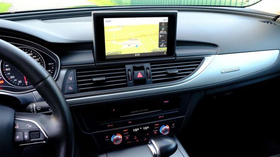 Black Audi A6 2013 in Marijampole, with an engine capacity of 2.97 L and mileage of 280 thousand km for 10900 €, photo 24 on AUTOMOTO.COM.LV