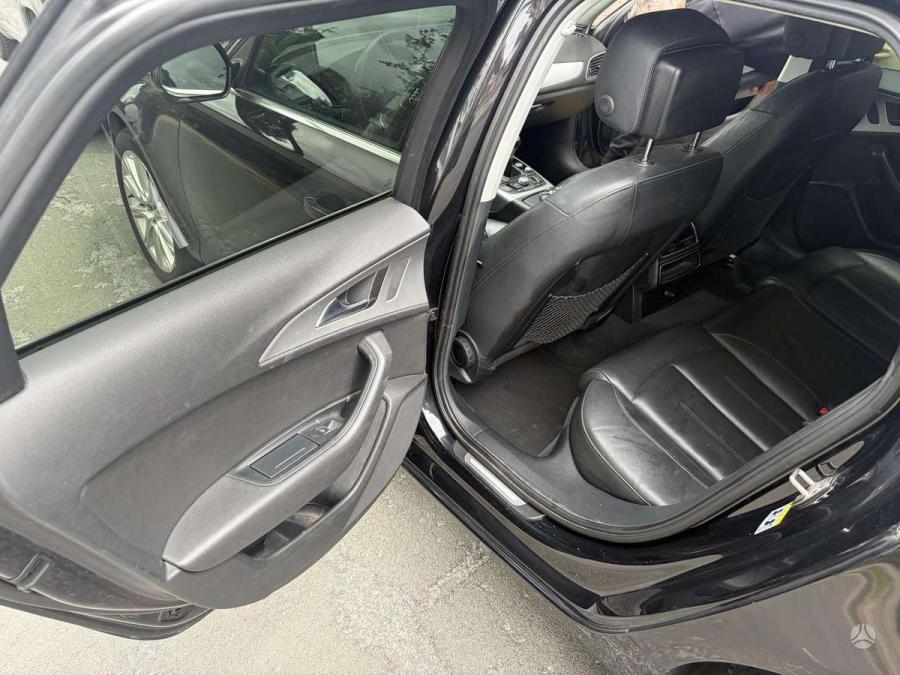 Melns Audi A6 2013 Ukmergė, ar dzinēja tilpumu 2.00 L un nobraukumu 312 tūkst. km par 6150 €, foto 8 vietnē AUTOMOTO.COM.LV