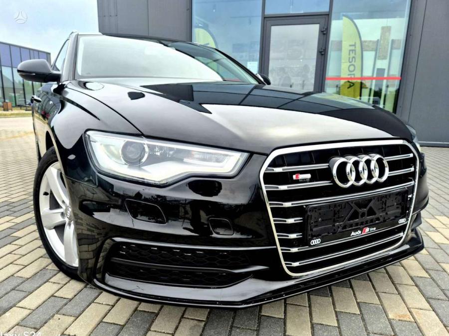 Black Audi A6 2013 in Siauliai, with an engine capacity of 3.00 L and mileage of 212 thousand km for 10350 €, photo 1 on AUTOMOTO.COM.LV