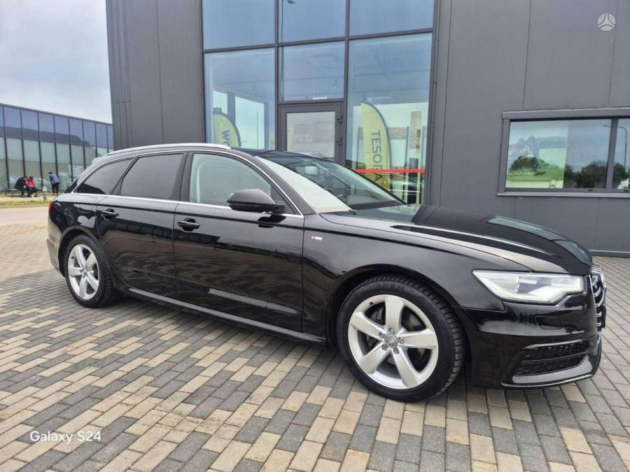 Black Audi A6 2013 in Siauliai, with an engine capacity of 3.00 L and mileage of 212 thousand km for 10350 €, photo 4 on AUTOMOTO.COM.LV