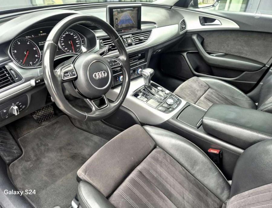 Black Audi A6 2013 in Siauliai, with an engine capacity of 3.00 L and mileage of 212 thousand km for 10350 €, photo 13 on AUTOMOTO.COM.LV