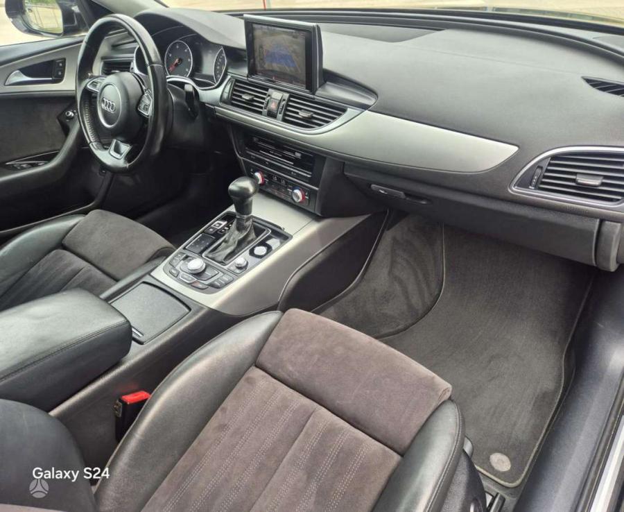 Black Audi A6 2013 in Siauliai, with an engine capacity of 3.00 L and mileage of 212 thousand km for 10350 €, photo 22 on AUTOMOTO.COM.LV