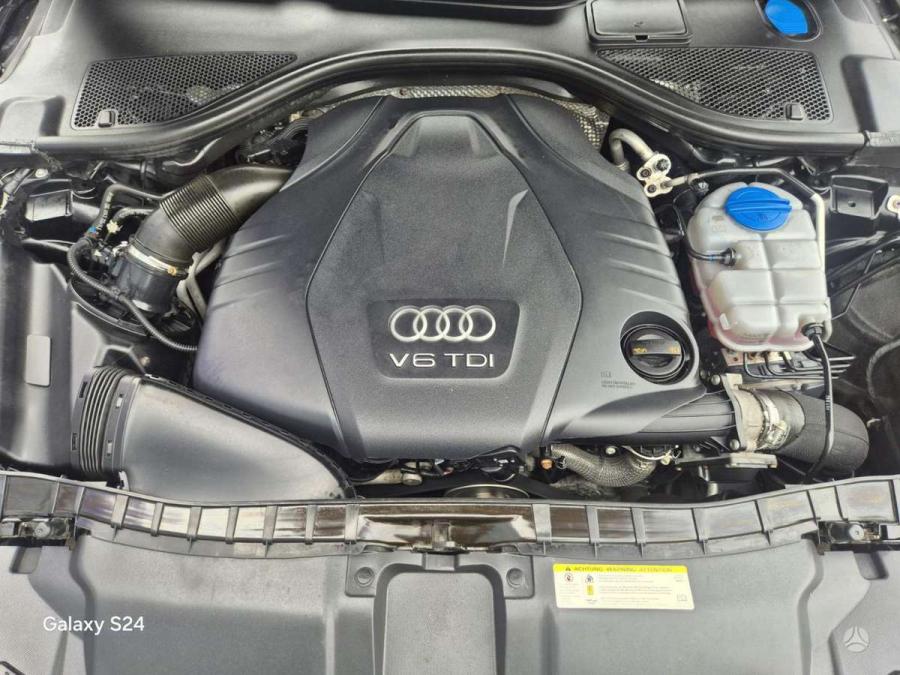 Black Audi A6 2013 in Siauliai, with an engine capacity of 3.00 L and mileage of 212 thousand km for 10350 €, photo 30 on AUTOMOTO.COM.LV