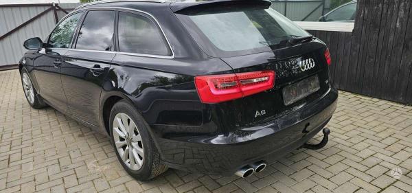 Black Audi A6 2013 in Ukmerge, with an engine capacity of 2.00 L and mileage of 287 thousand km for 8400 €, photo 6 on AUTOMOTO.COM.LV