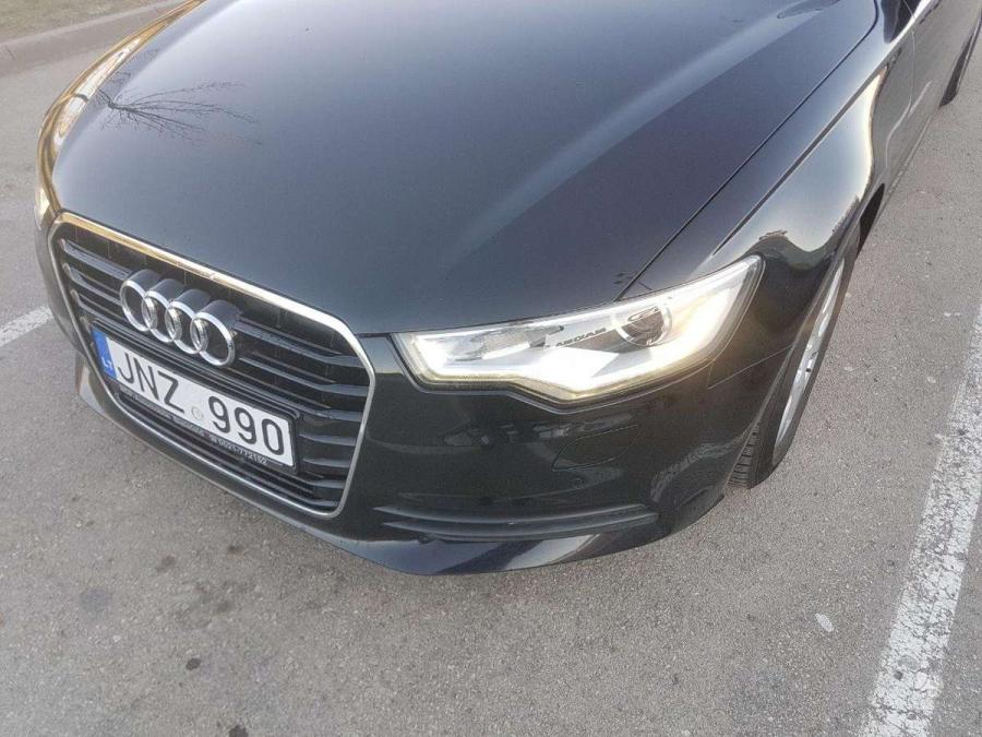 Black Audi A6 2013 in Klaipeda, with an engine capacity of 2.97 L and mileage of 261 thousand km for 7500 €, photo 5 on AUTOMOTO.COM.LV