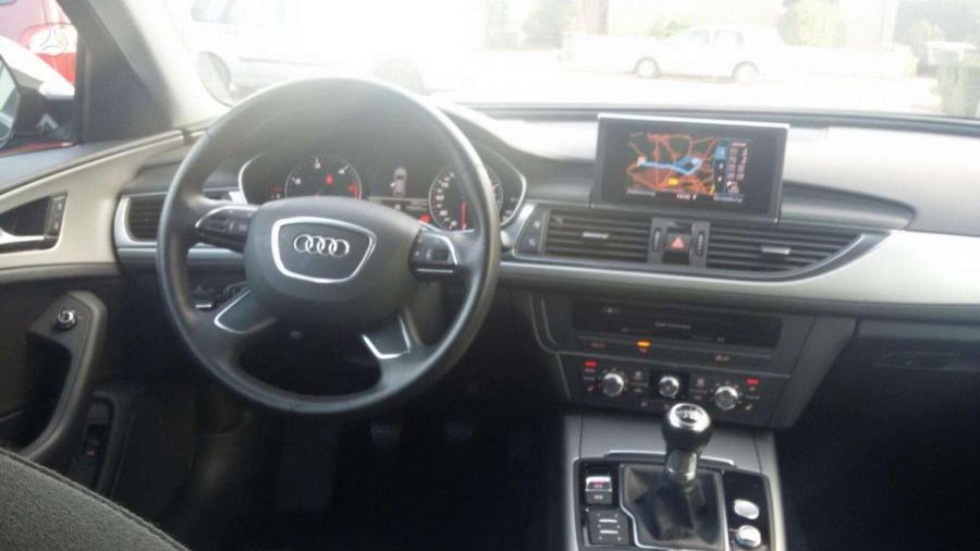 Black Audi A6 2013 in Klaipeda, with an engine capacity of 2.97 L and mileage of 261 thousand km for 7500 €, photo 7 on AUTOMOTO.COM.LV
