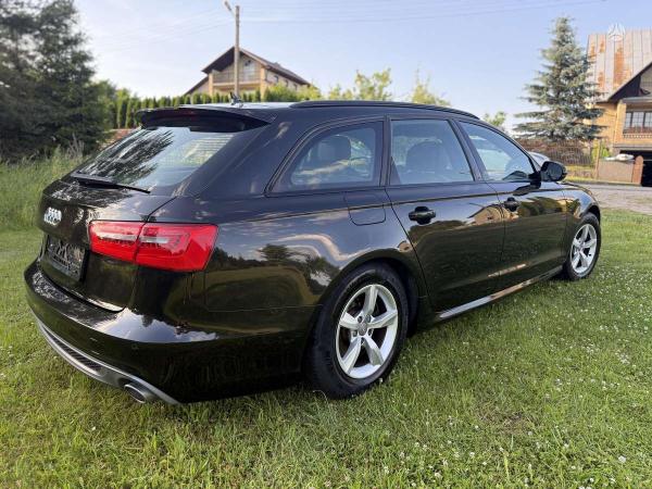 Black Audi A6 2013 in Utena, with an engine capacity of 2.97 L and mileage of 271 thousand km for 10500 €, photo 4 on AUTOMOTO.COM.LV