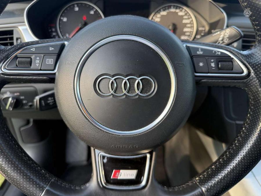 Black Audi A6 2013 in Utena, with an engine capacity of 2.97 L and mileage of 271 thousand km for 10500 €, photo 17 on AUTOMOTO.COM.LV