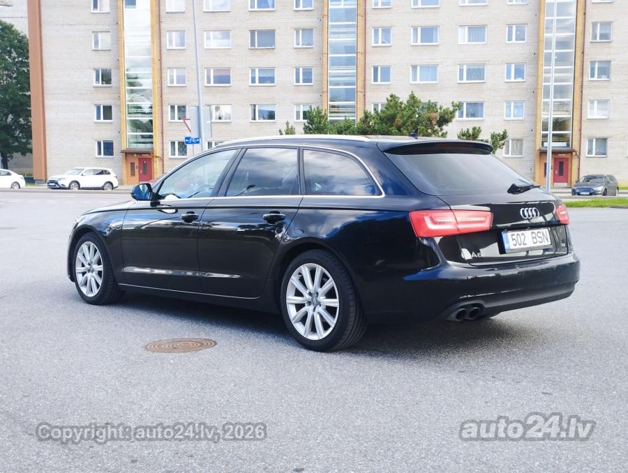 Black Audi A6 2013 in Tartu, with an engine capacity of 2.00 L and mileage of 355 thousand km for 6900 €, photo 9 on AUTOMOTO.COM.LV