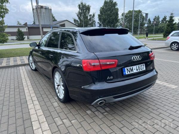 Black Audi A6 2013 in Jekabpils, with an engine capacity of 3.00 L and mileage of 357 thousand km for 10490 €, photo 3 on AUTOMOTO.COM.LV