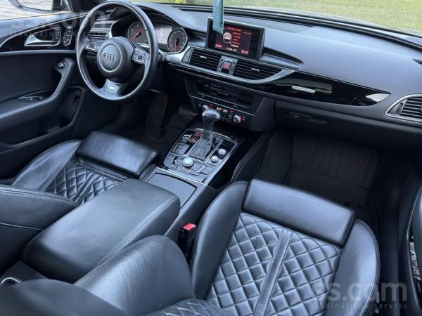 Black Audi A6 2013 in Jekabpils, with an engine capacity of 3.00 L and mileage of 357 thousand km for 10490 €, photo 5 on AUTOMOTO.COM.LV