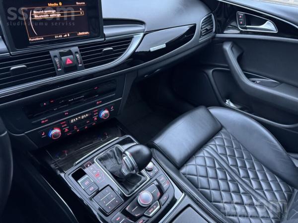 Black Audi A6 2013 in Jekabpils, with an engine capacity of 3.00 L and mileage of 357 thousand km for 10490 €, photo 7 on AUTOMOTO.COM.LV