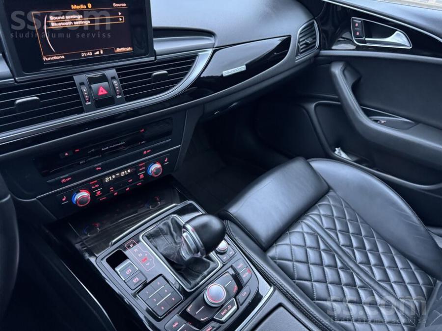 Melns Audi A6 2013 Jēkabpils, ar dzinēja tilpumu 3.00 L un nobraukumu 357 tūkst. km par 10490 €, foto 8 vietnē AUTOMOTO.COM.LV