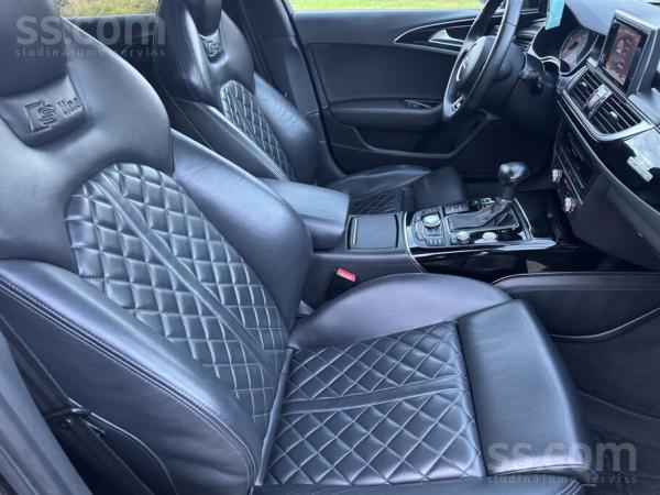 Black Audi A6 2013 in Jekabpils, with an engine capacity of 3.00 L and mileage of 357 thousand km for 10490 €, photo 10 on AUTOMOTO.COM.LV