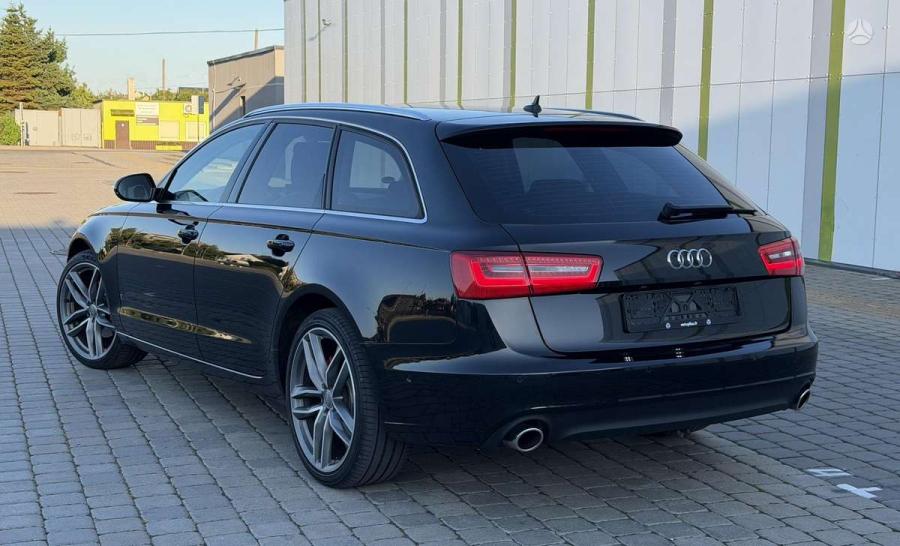 Black Audi A6 2013 in Raseiniai, with an engine capacity of 3.00 L and mileage of 272 thousand km for 9650 €, photo 13 on AUTOMOTO.COM.LV