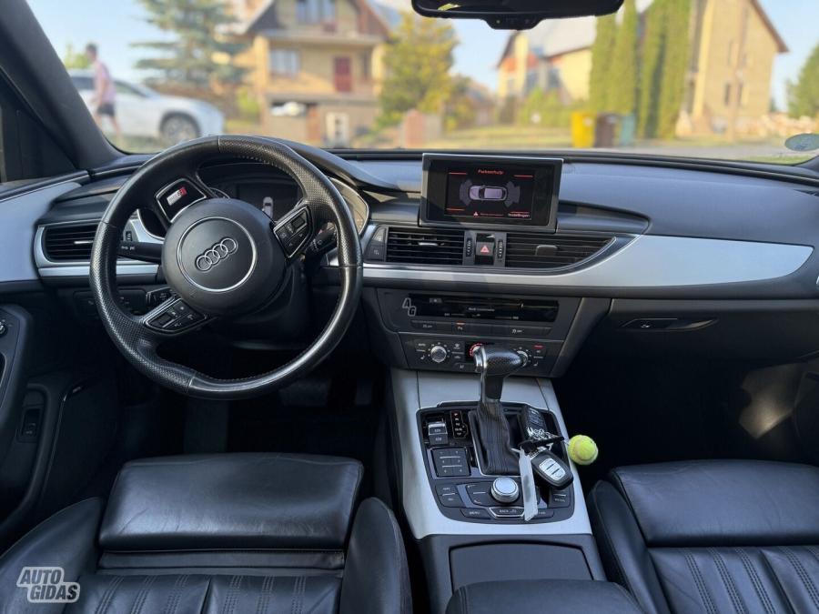 Black Audi A6 2013 in Utena, with an engine capacity of 3.00 L and mileage of 271 thousand km for 10500 €, photo 12 on AUTOMOTO.COM.LV