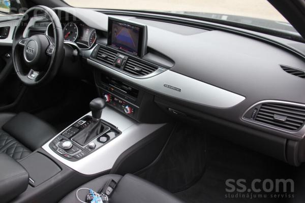 Black Audi A6 2013 in Tukums, with an engine capacity of 3.00 L and mileage of 296 thousand km for 12990 €, photo 8 on AUTOMOTO.COM.LV