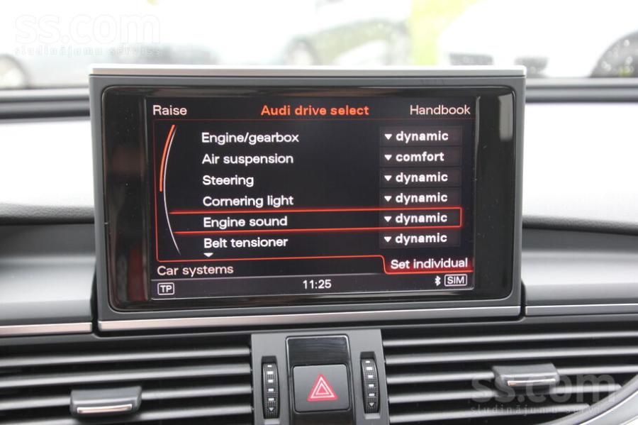Melns Audi A6 2013 Tukums, ar dzinēja tilpumu 3.00 L un nobraukumu 296 tūkst. km par 12990 €, foto 29 vietnē AUTOMOTO.COM.LV