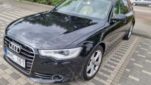 Melns Audi A6 2013 Viļņa, ar dzinēja tilpumu 3.00 L un nobraukumu 402 tūkst. km par 8500 €, foto  vietnē AUTOMOTO.COM.LV