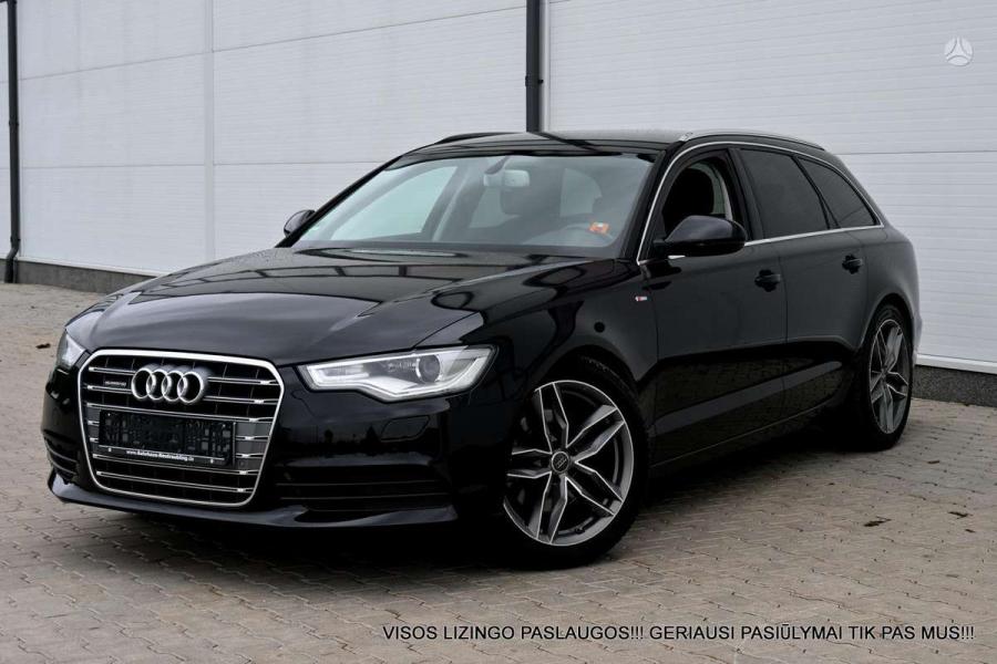 Black Audi A6 2013 in Kretinga, with an engine capacity of 2.97 L and mileage of 247 thousand km for 9699 €, photo 4 on AUTOMOTO.COM.LV